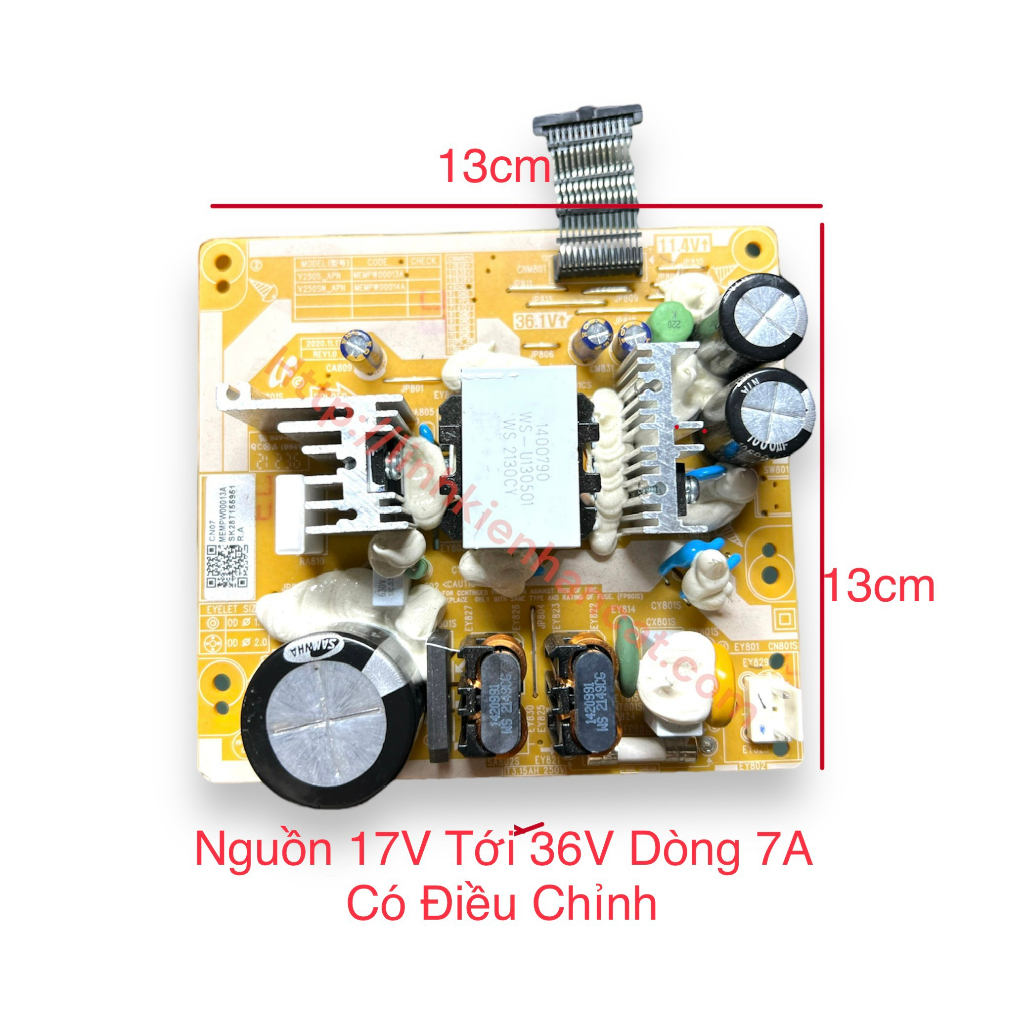 Nguồn 17 Tới 36V Dòng 7A Có Điều Chỉnh 17V 18V 19V 20V 21V 22V 23V 24V 25V 26V 27V 28V 29V 30V ...