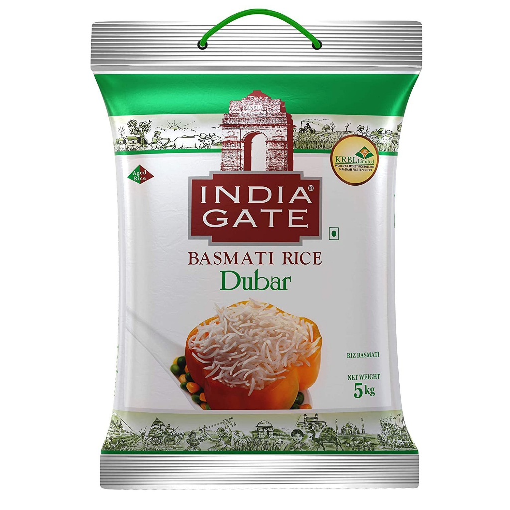 Basmati Rice - India gate Basmati Rice - Gạo Ấn Độ Basmati Dubar (5KG ...