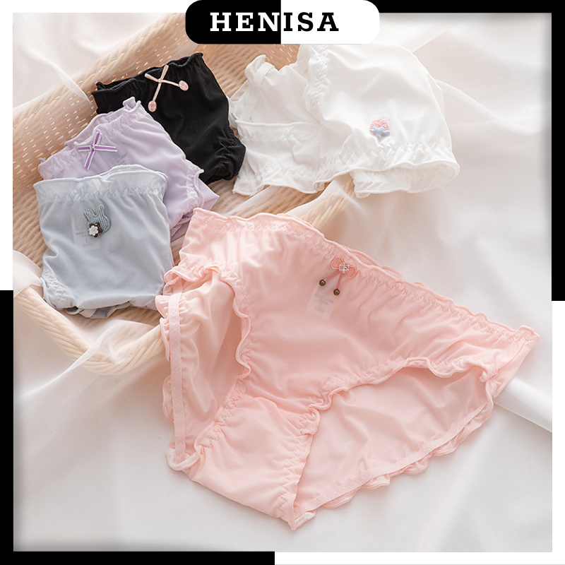 Quần Lót Nữ Lụa Siêu cao cấp HENISA – Quần Chíp Nữ Lưới thoáng mát Lót ...