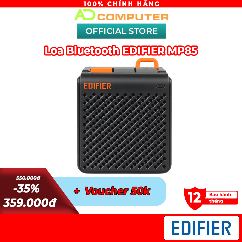 Loa Bluetooth V5.3 Wireless EDIFIER MP85 | Thời lượng pin 8H | Edifier Connect App | Bảo hành 12 ...