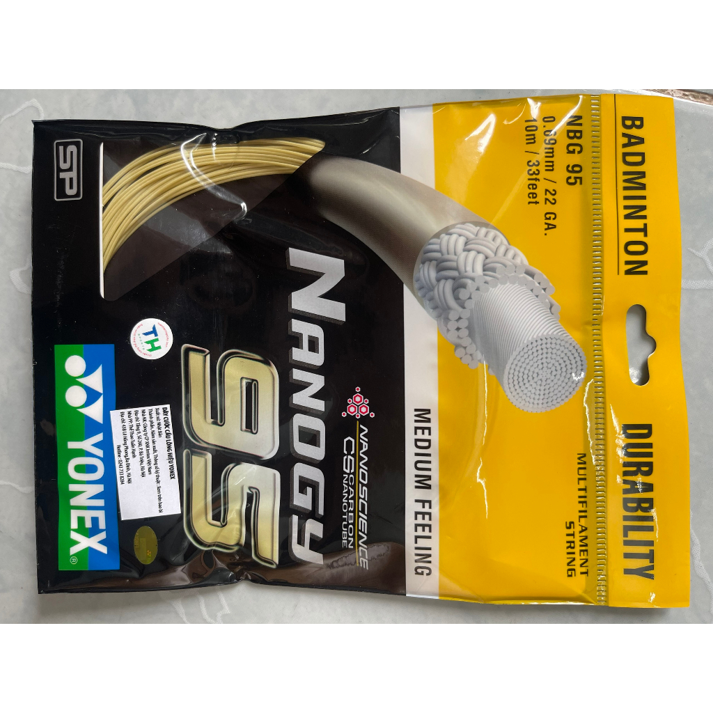 Dây cước căng vợt cầu lông Yonex BG 65 Ti, BG65, 66Ultimax, BG80, 80 ...