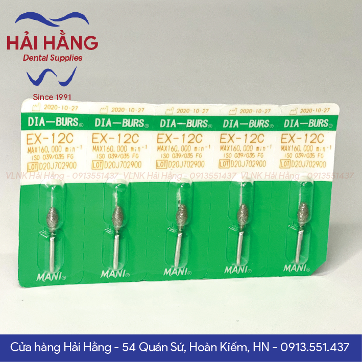 Mũi khoan Dia-Burs MANI EX / PRO - hình đặc biệt (QUẢ TRÁM, BẦU DỤC ...