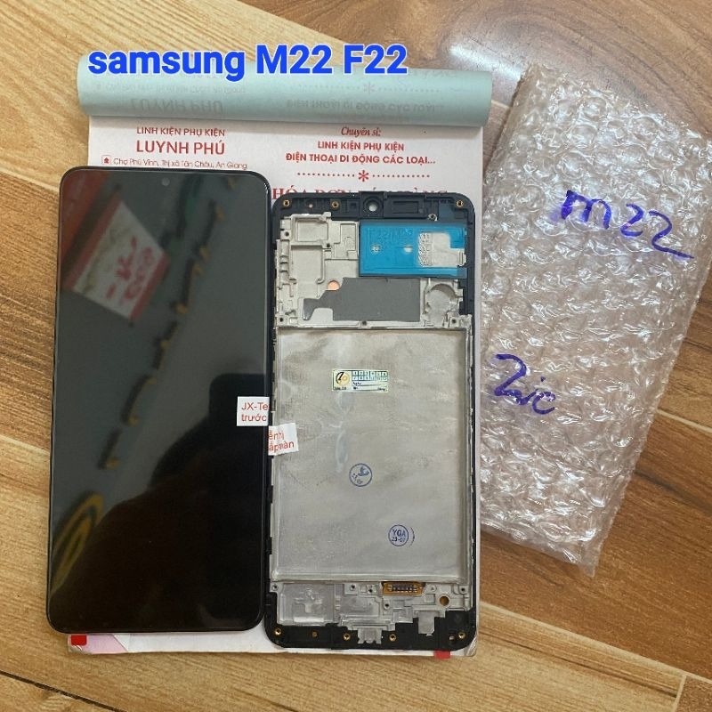 Màn hình samsung M22 F22 oled 2ic khung | Shopee Việt Nam