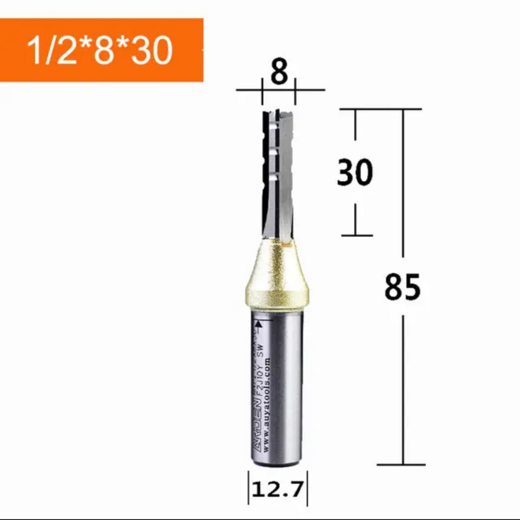 Dao phay CNC mũi cắt CNC gỗ ARDEN 2 me 3 cánh Thẳng TCT 3mm 4mm 5mm 6mm ...