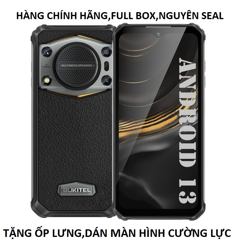 Điện thoại bền chắc Oukitel WP22 (HĐH Android 13 Pin 10000mAh, 8GB ...