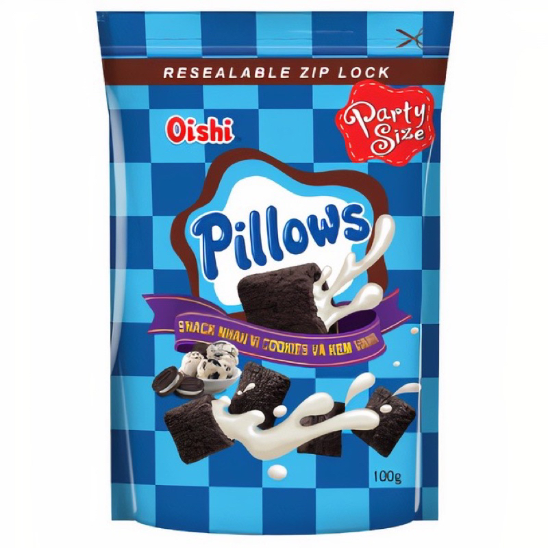 Snack Pillows Oishi 85gr Túi Zip [NEW] - Party Size Với 4 Hương Vị ...