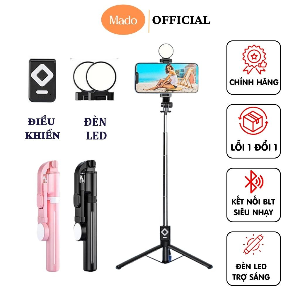 Gậy Chụp Ảnh 3 Chân Mad Có Đèn Led Trợ Sáng Điều Khiển Bluetooth Từ Xa ...