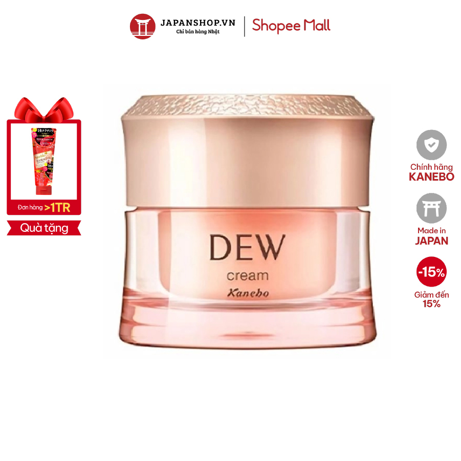 Kem dưỡng chống lão hoá da Kanebo Dew Cream 30g cấp nước, giữ ẩm chính hãng Nhật bản | Shopee ...