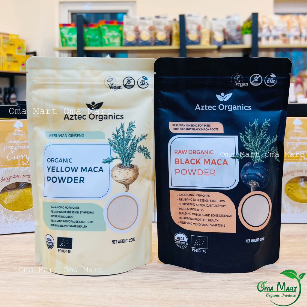[ Aztec Organics ] Bột maca đen, maca vàng hữu cơ | Shopee Việt Nam