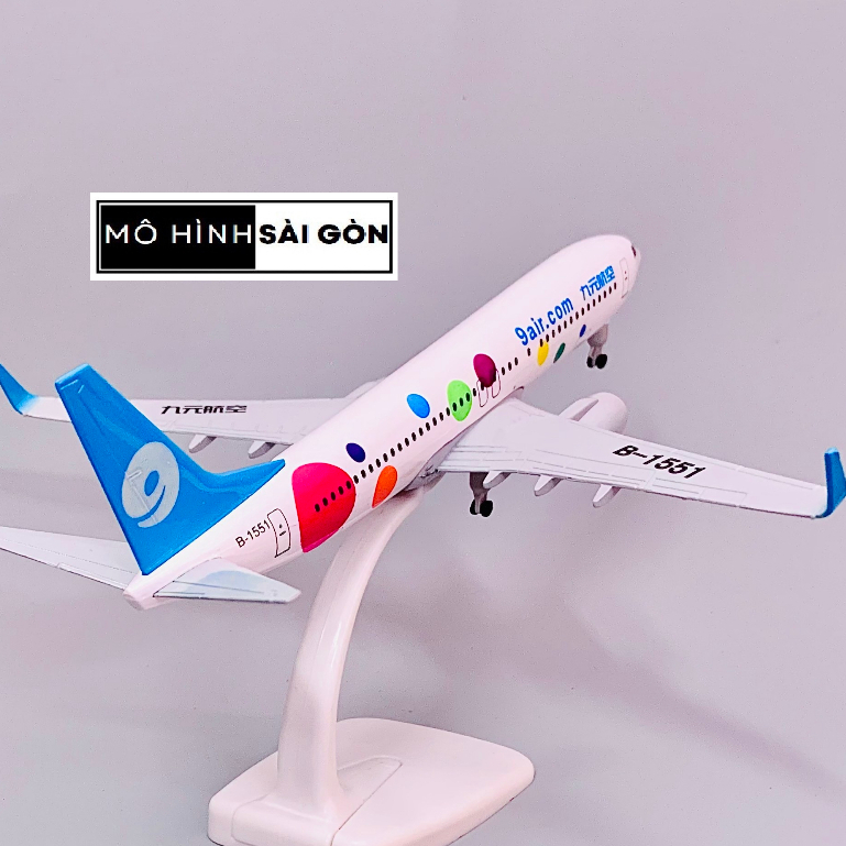 Máy Bay Boeing B737 Hãng 9AIR Mô Hình 20cm Tỉ Lệ 1:400 Hợp Kim Cao Cấp ...