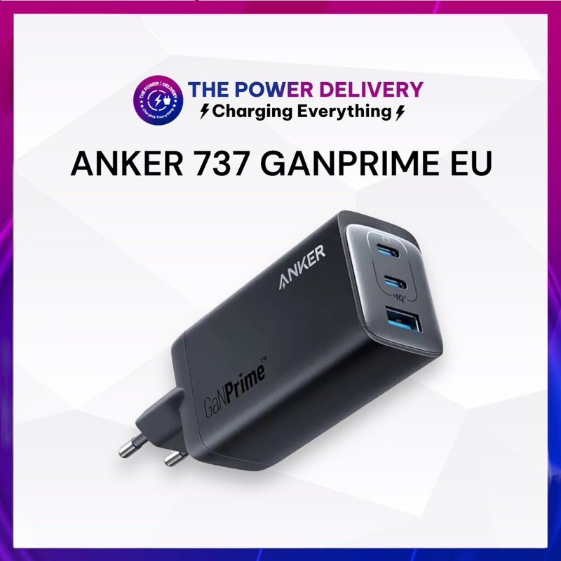 Củ sạc nhanh ANKER 737 A2148 GaNPrime 120W 3 cổng (2C + 1A) hỗ trợ PD / PPS - Bảo hành 6 tháng ...