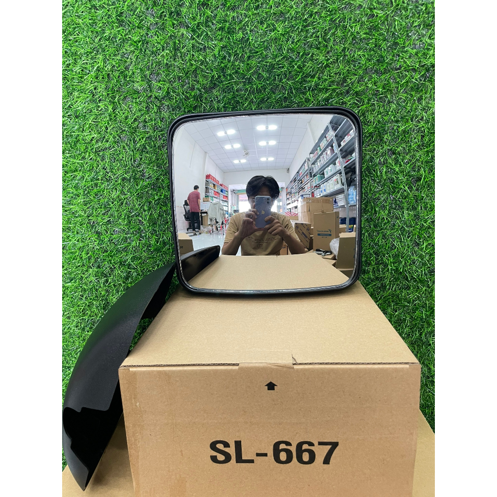 [Chính Hãng Shiliduo SL-667] Kính Chiếu Hậu Xe Isuzu mới, xe Hino 500 bát dọc ( kính phụ ...