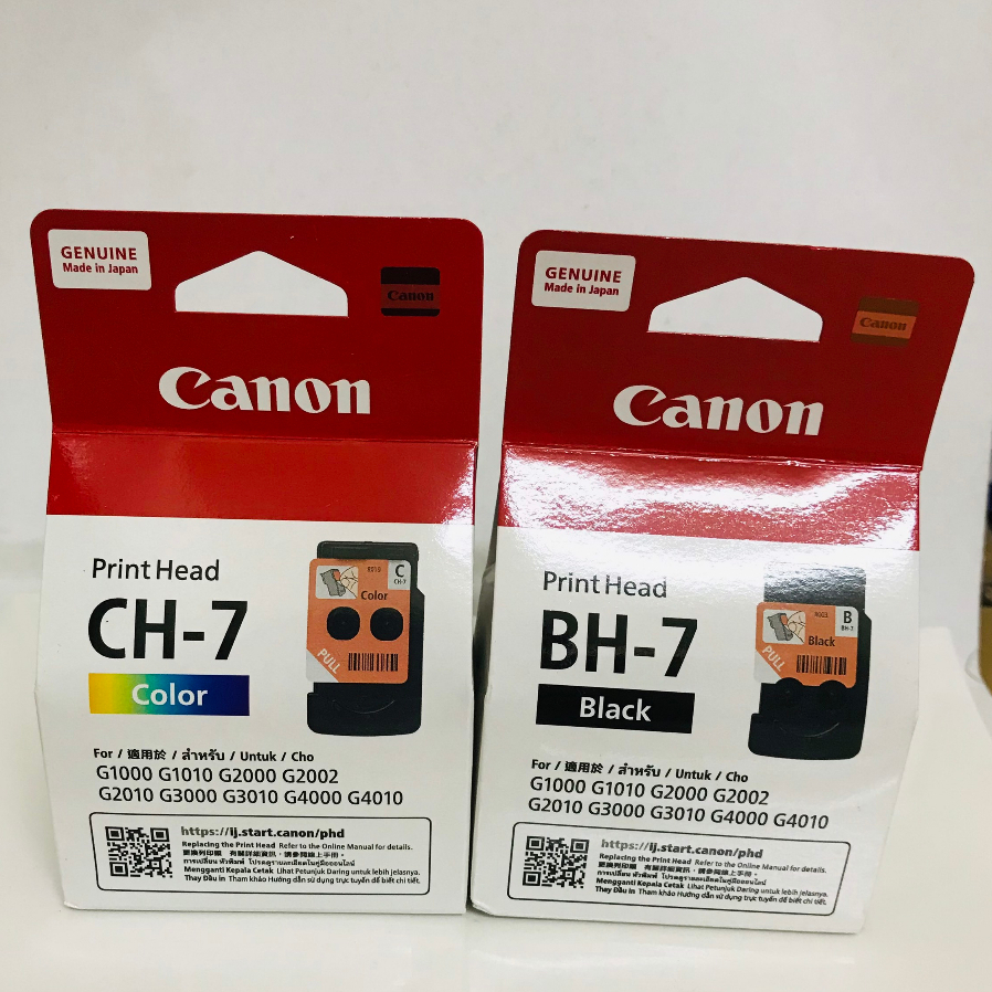 Bộ đầu phun màu máy in Canon G1010,G1000,G2010,G2000,G3000,G3010.v.v ...