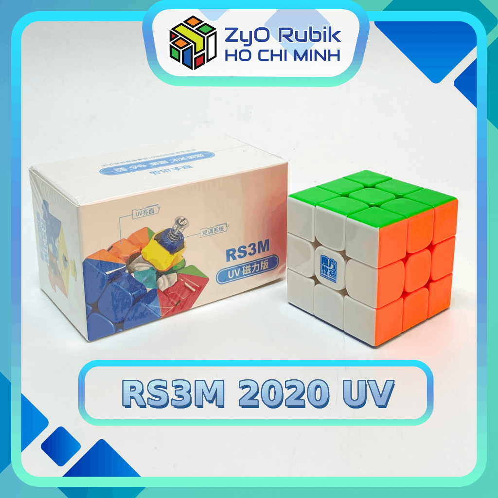 Rubik RS3M 2020 2 Phiên Bản Stickerless Có nam châm - Đồ chơi phát ...