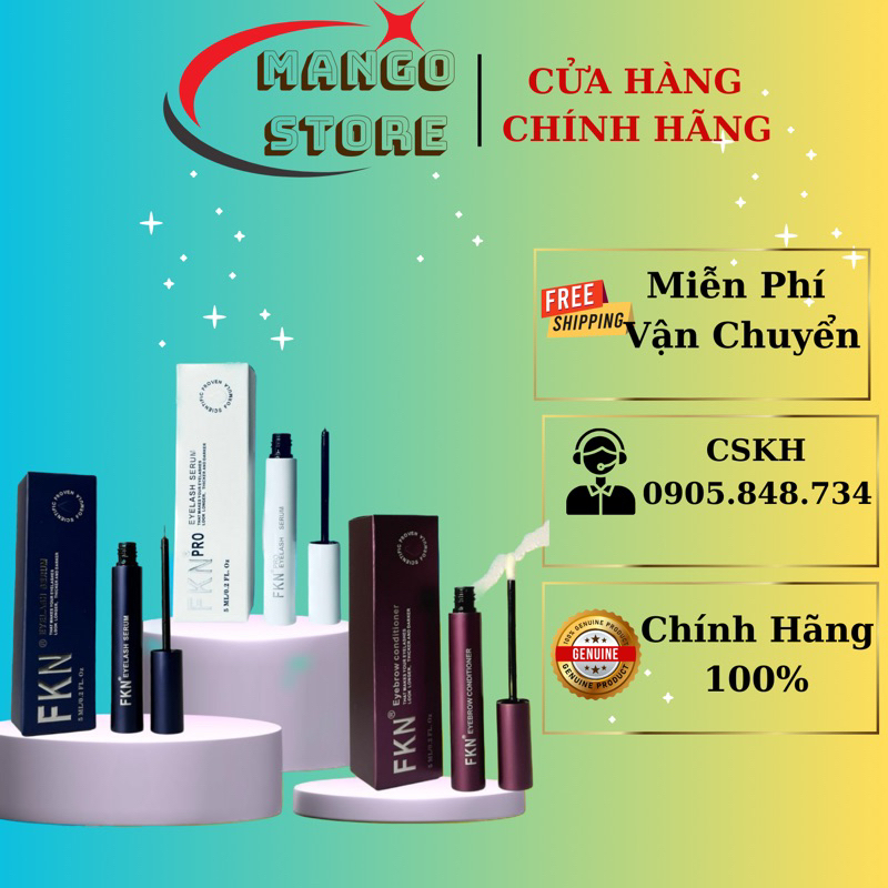 Dưỡng mi mày FKN [KHO SỈ CHÍNH HÃNG 100%]hiệu quả sau 7-15 ngày sử dụng ...