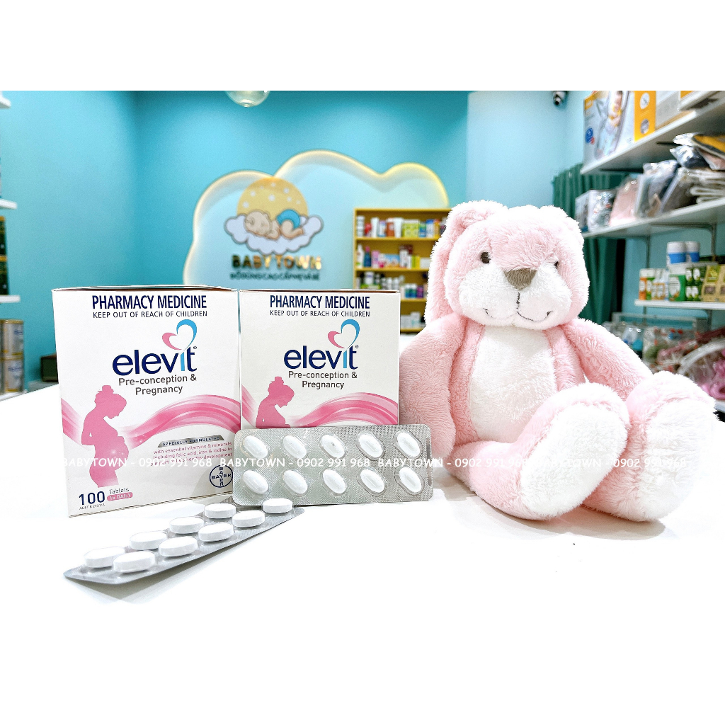 Elevit bầu Healthy Baby Healthy Mum hỗ trợ tăng cường sức khoẻ, hỗ trợ ...