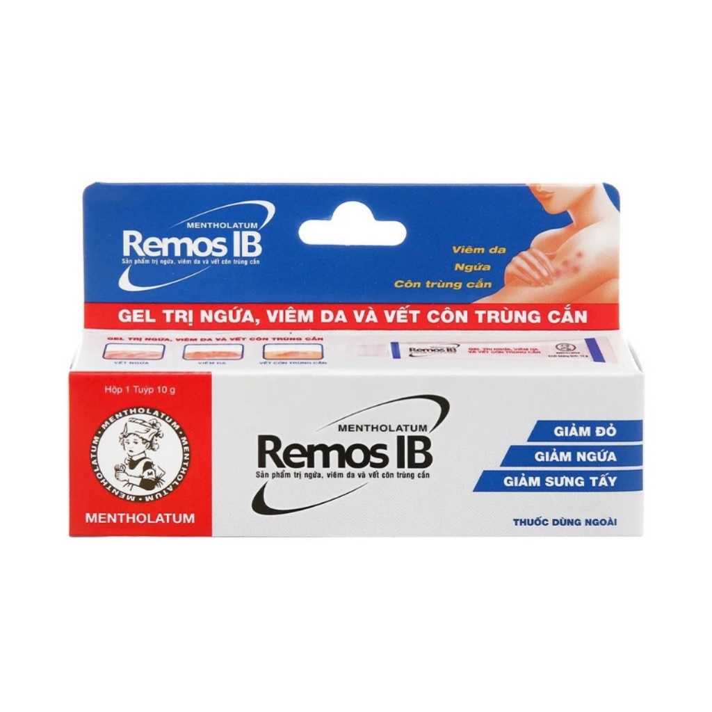 Gel bôi ngứa và côn trùng cắn Remos tube 10 gam | Shopee Việt Nam
