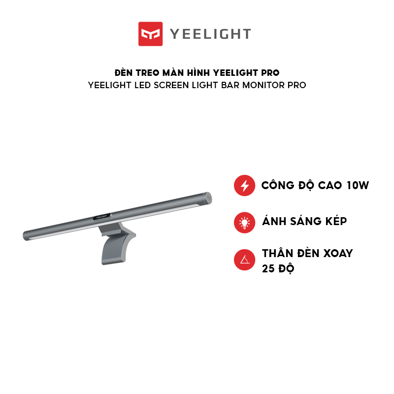 Đèn treo màn hình Yeelight Pro - Yeelight LED Screen Light Bar Monitor ...