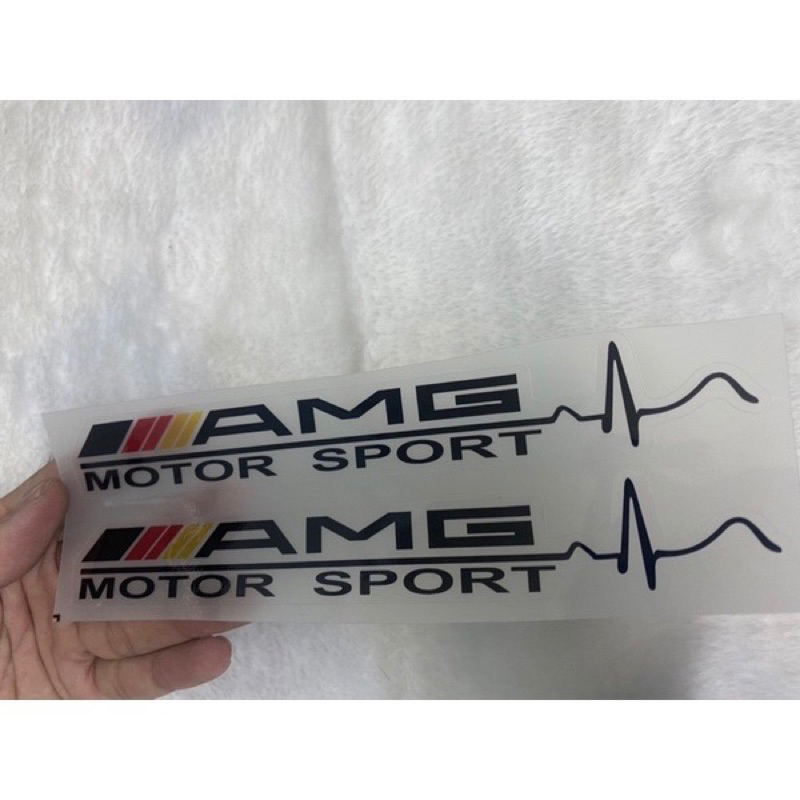 Cặp tem logo AMG MOTO SPORT | Shopee Việt Nam