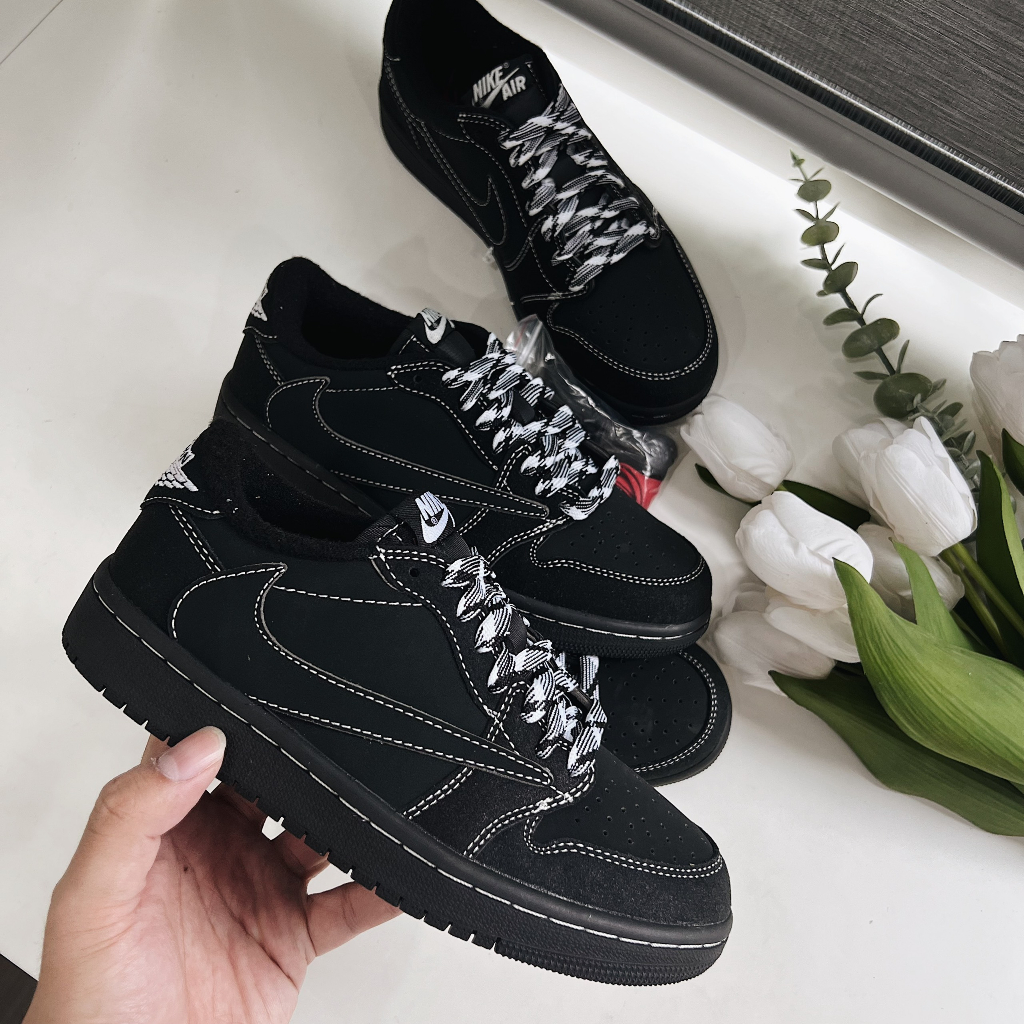 Giày Travis Scott x Air Jordan 1 Low OG SP ‘Black Phantom’ DM7866-001 ...