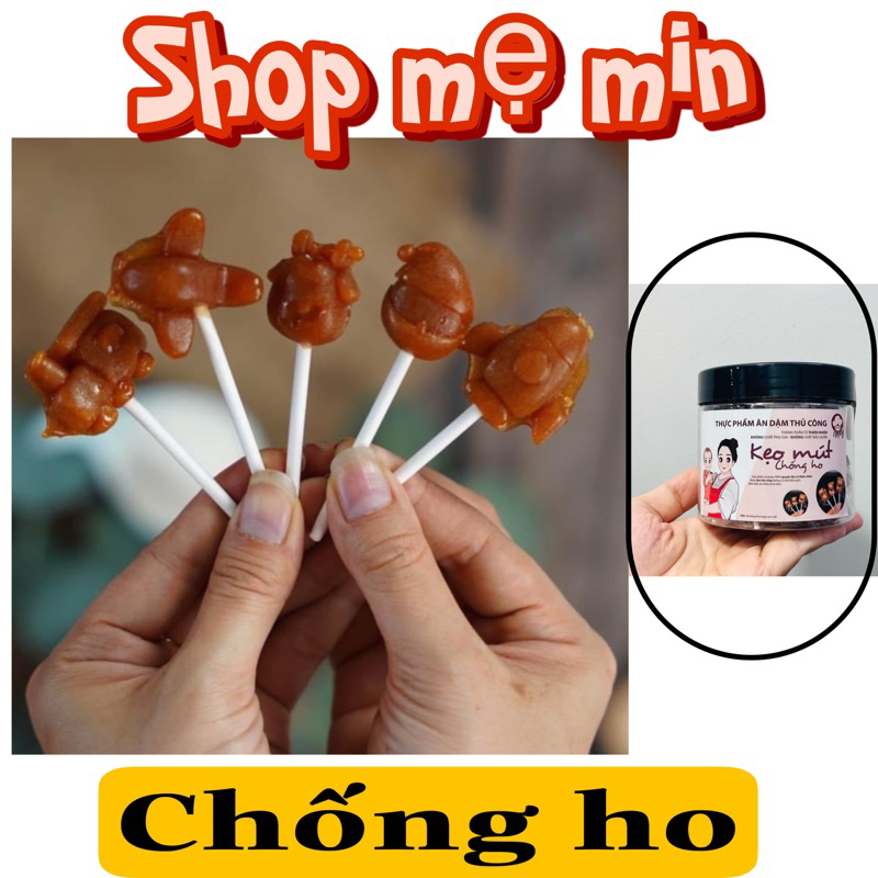 Hộp 15 que kẹo mút chống ho cho bé từ 6M+ , Kẹo mút từ nước ép lê và la ...