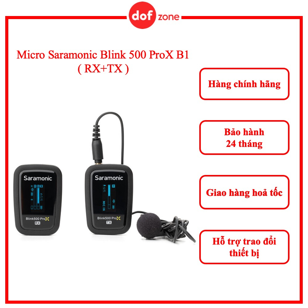 Micro Saramonic Blink 500 ProX B1 ( RX+TX ) - Hàng chính hãng | Shopee Việt Nam