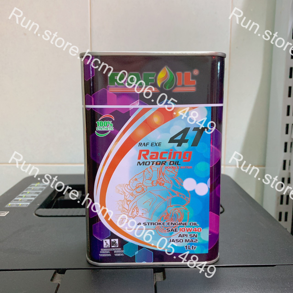 Nhớt tổng hợp Rafoil Racing 10W40 1L công nghệ Double Ester dành cho xe ...