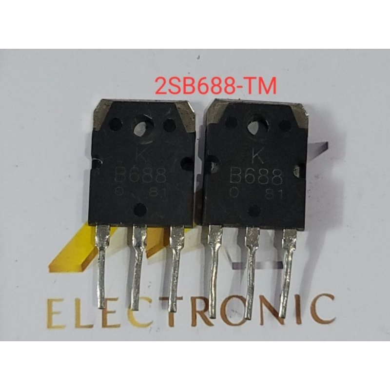 B688 2SB688 PNP Transistor Tháo máy - Hàng chính hãng bản gốc lưng đồng ...