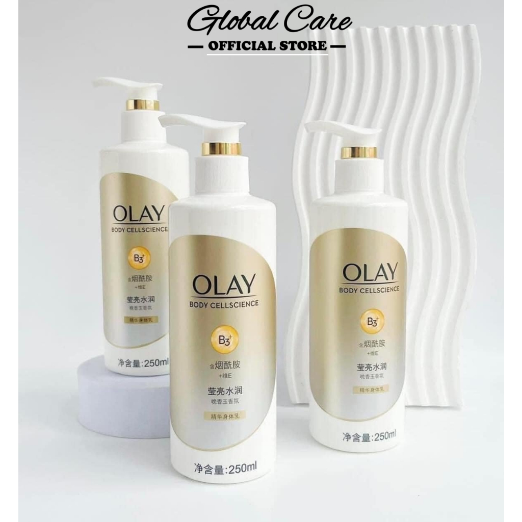 Sữa dưỡng thể OLAY B3+ Vitamin C giúp trắng da mờ thâm, dưỡng ẩm 250ml | Shopee Việt Nam
