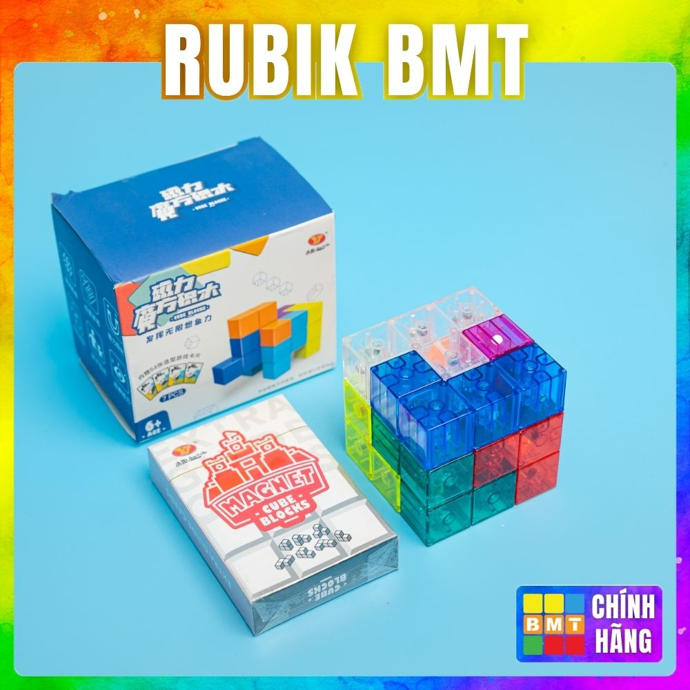 Rubik Magnetic Blocks, Đồ Chơi Xếp Hình YJ Magnetic Cube Blocks,Biến ...