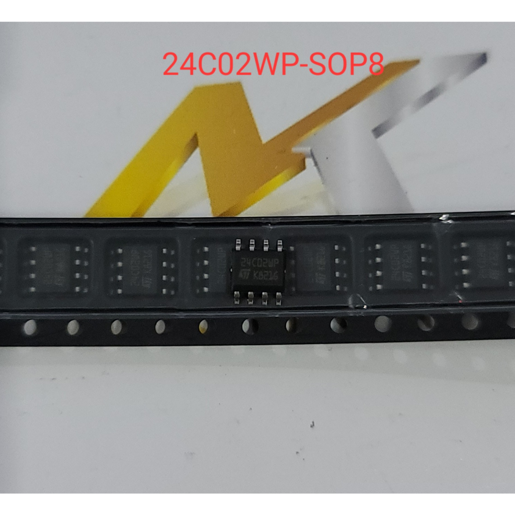 IC Nhớ EEPROM M24C02-WMN6TP 24C02WP 24C02 SOP-8 chính hãng STMicroelectronics mới 100% (con ...