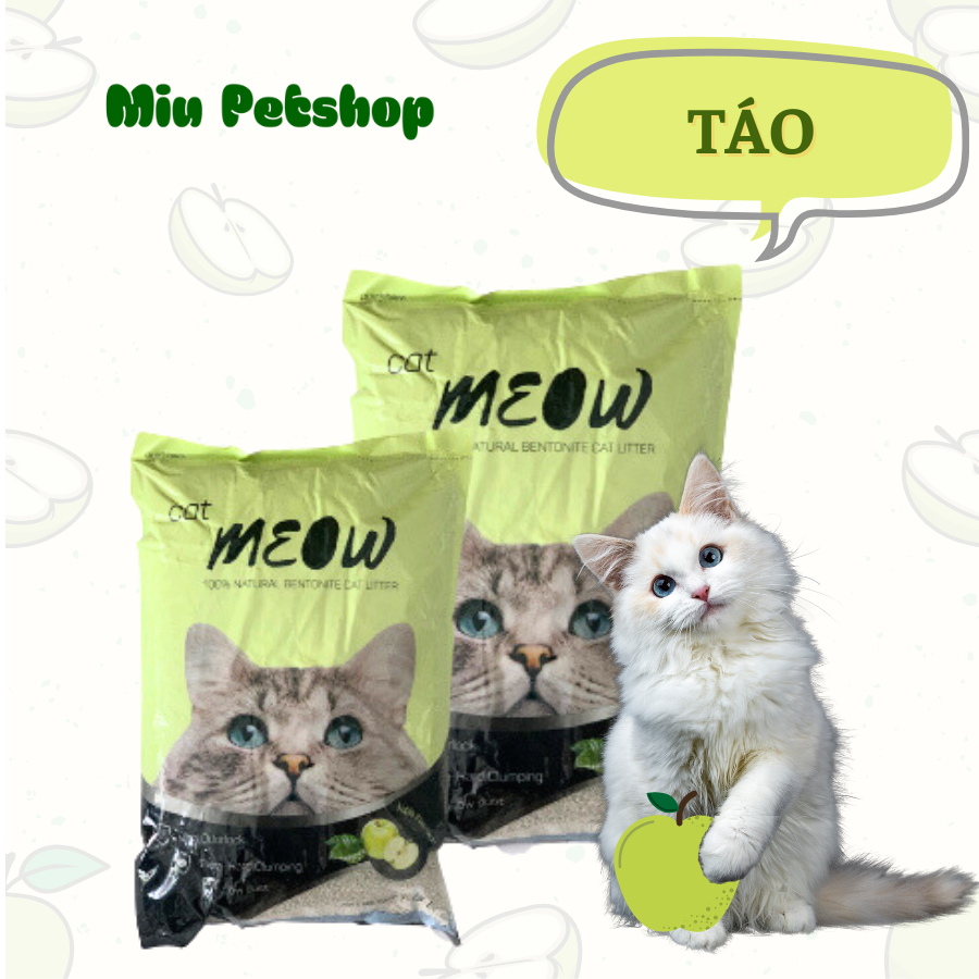 Cát vệ sinh cho mèo Meow Cat 8L hương cà phê, Cát vệ sinh cho mèo khử mùi, vón cục | Shopee Việt Nam