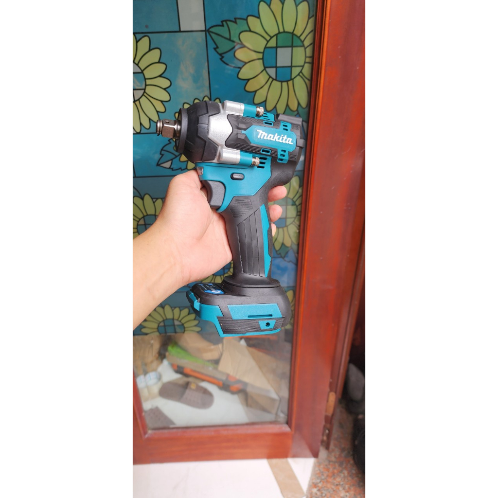 Máy Siết Bulong 2 trong 1 - Chân Pin Phổ Thông Makita - Không Chổi Than - Lực Siết Khủng 600N/m ...