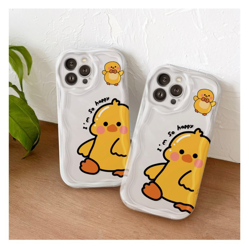 ốp vịt ducky viền sóng nổi cho các dòng iPhone | Shopee Việt Nam