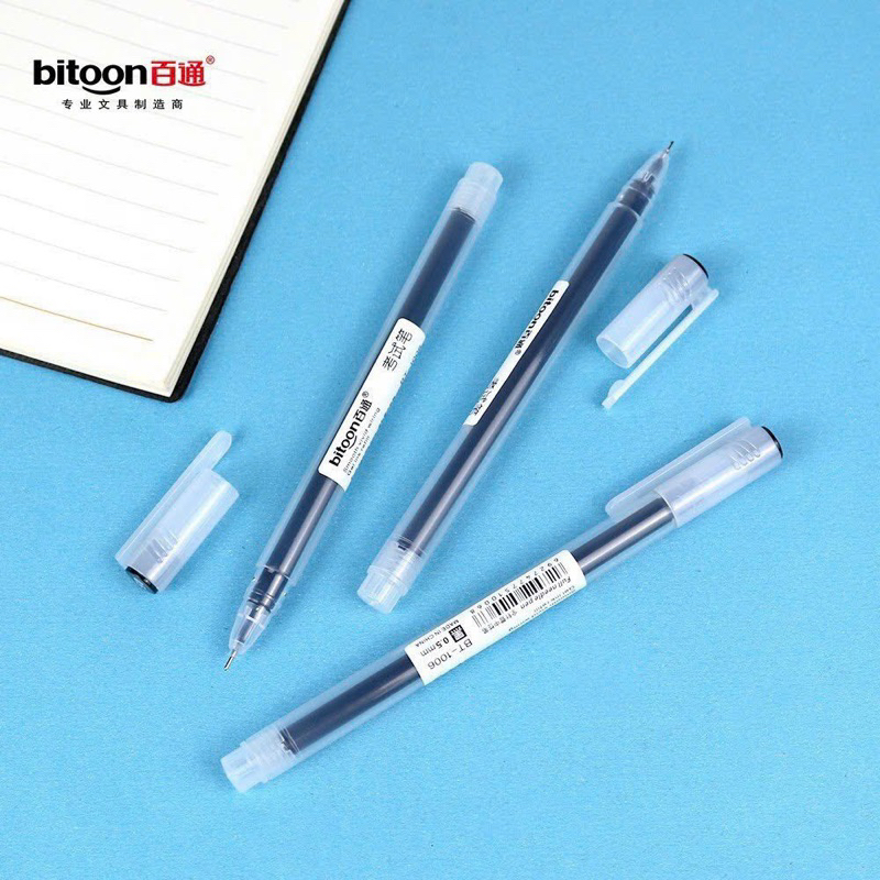 Bút gel mực nước đầu kim ngòi 0.5mm Bitoon Exam Pen_MS:1006 | Shopee ...