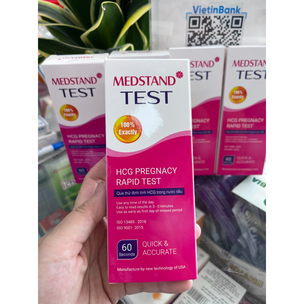 Que Thử Thai Medstand Test - Chính Xác Tuyệt Đối | Shopee Việt Nam