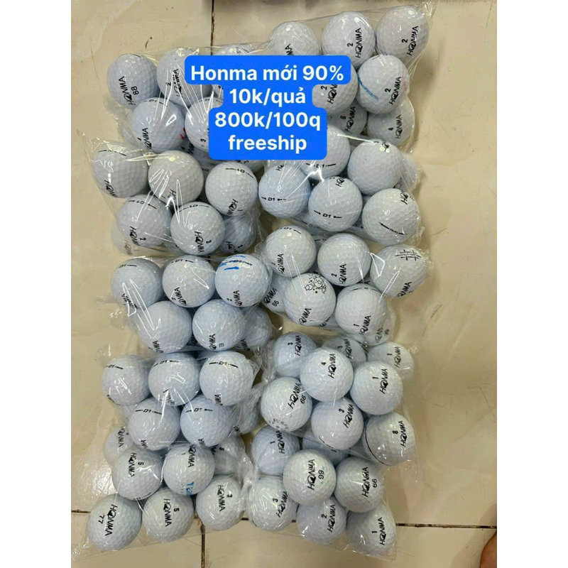 Bóng Golf Honma Korea new 90%(10 cái) | Shopee Việt Nam