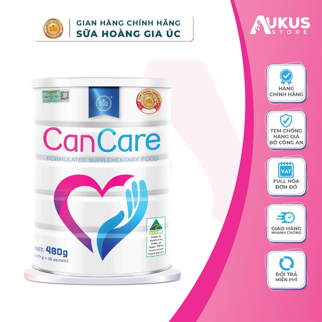 Sữa Hoàng Gia Royal Dành Cho Người Bệnh Ung Thư Ausnz Cancare Tăng Miễn ...