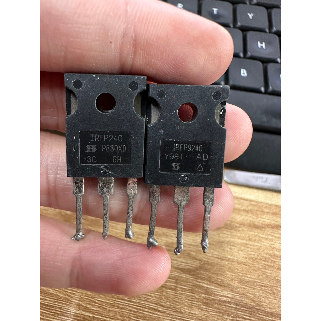 Combo 10 cặp Mosfet IRFP240 & IRFP9240 240 9240 tháo máy | Shopee Việt Nam