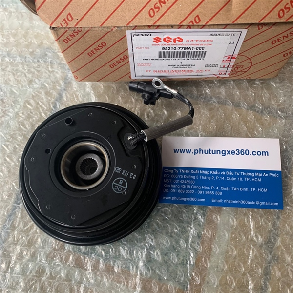 Puly lốc lạnh Ertiga 2012-2017 chính hãng Suzuki mã 95210-77MA1-000 ...