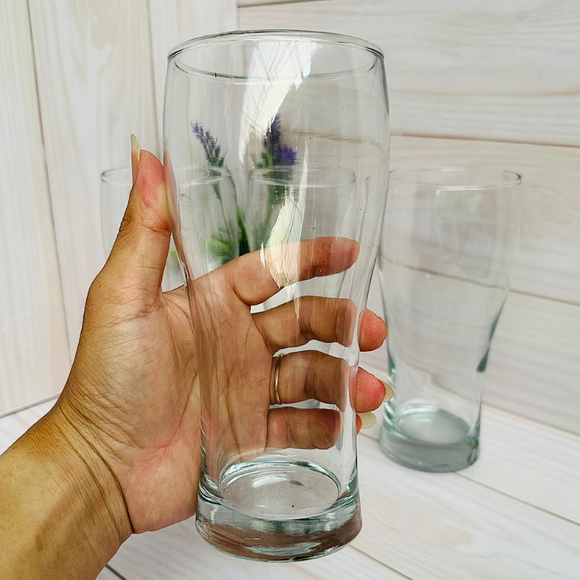 4 Ly Bia thuỷ tinh CROWN 500ML - Ly uống bia, cốc uống nước, cà phê ...