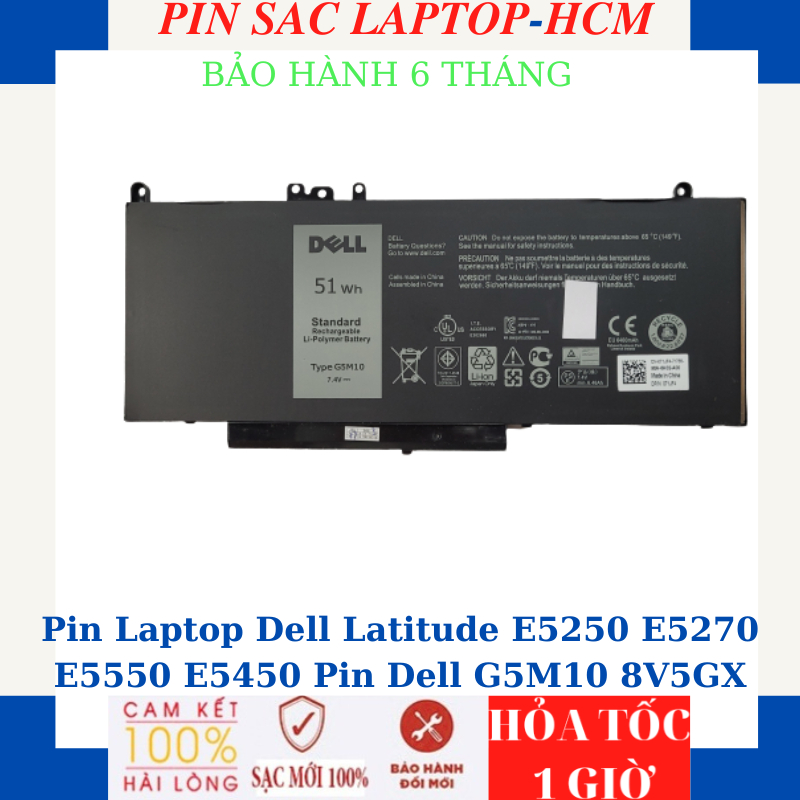 Pin Laptop Dell Latitude E5250 E5270 E5550 E5450 Pin Dell RYXXH- 38W ...