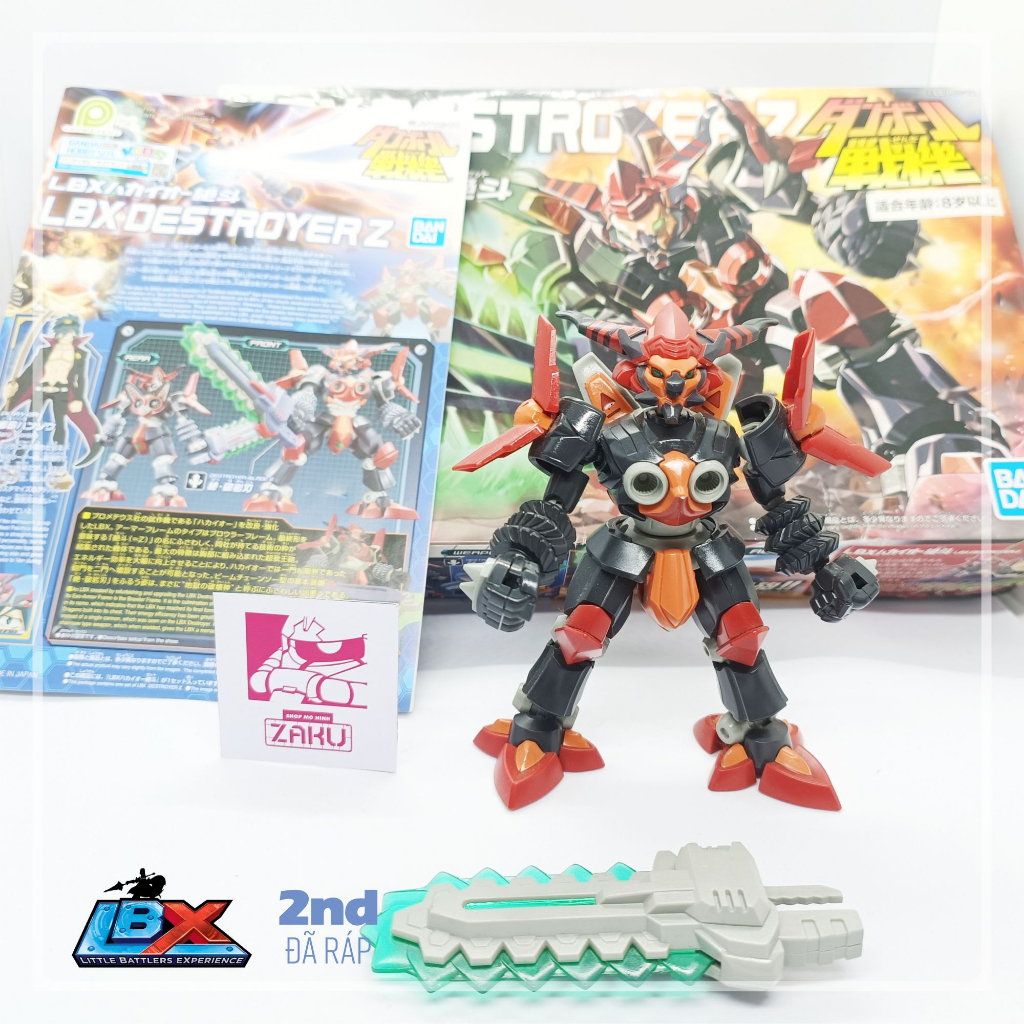 [2nd ĐÃ RÁP] Mô hình lắp ráp Bandai LBX 2nd Destroyer Z | Shopee Việt Nam