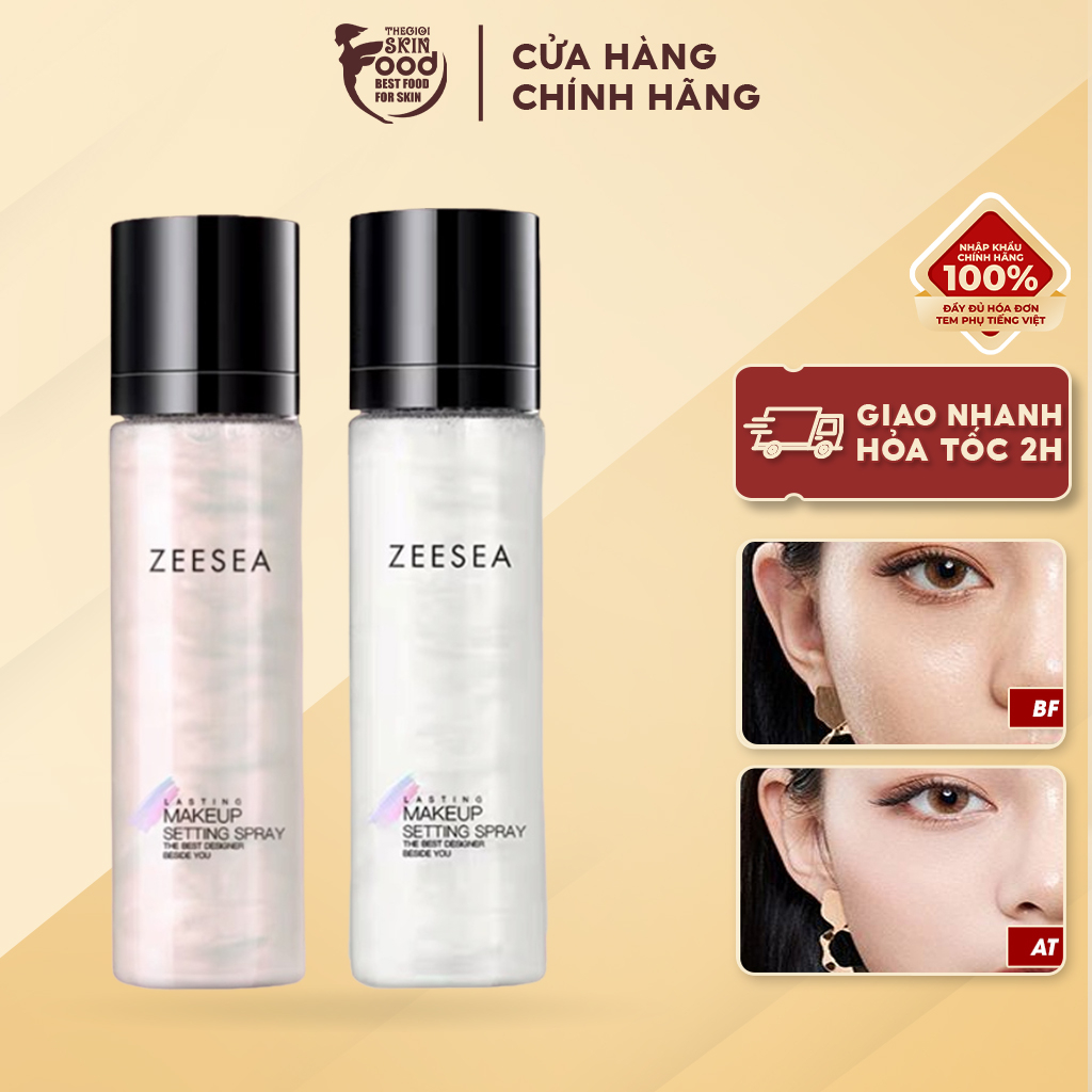 [NHẬP KHẨU] Xịt Khóa Nền Tạo Hiệu Ứng Căng Bóng ZEESEA Lasting Makeup Setting Spray 100ml ...