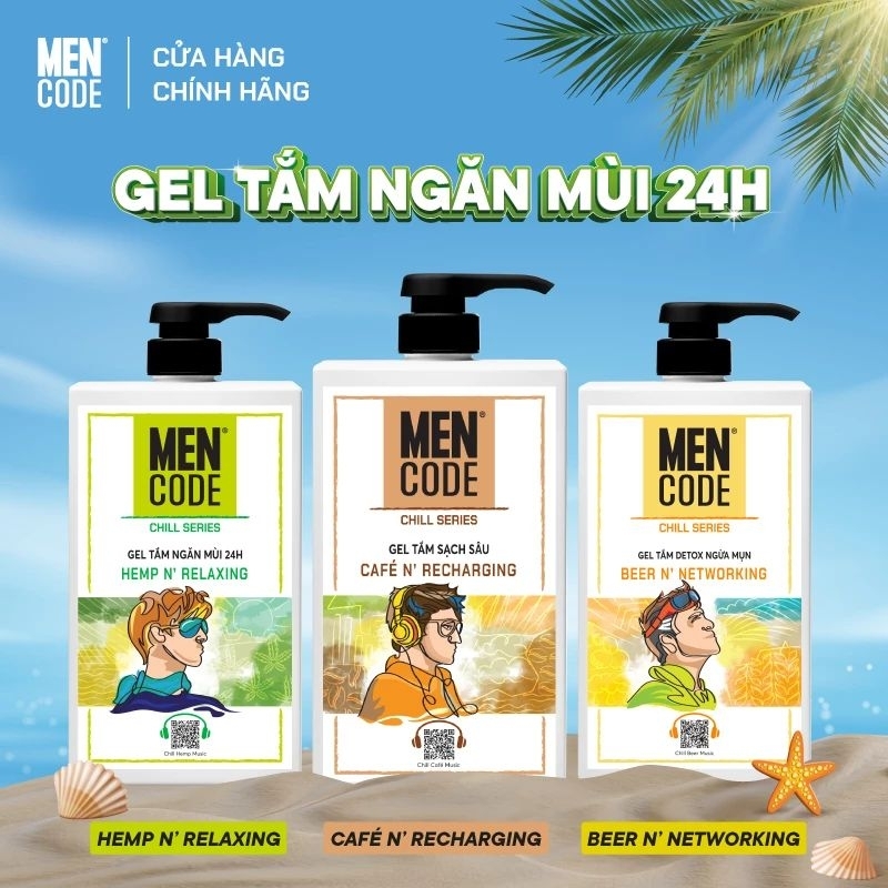Sữa tắm/gel tắm Mencode 630ml (Menology/mencode) | Shopee Việt Nam