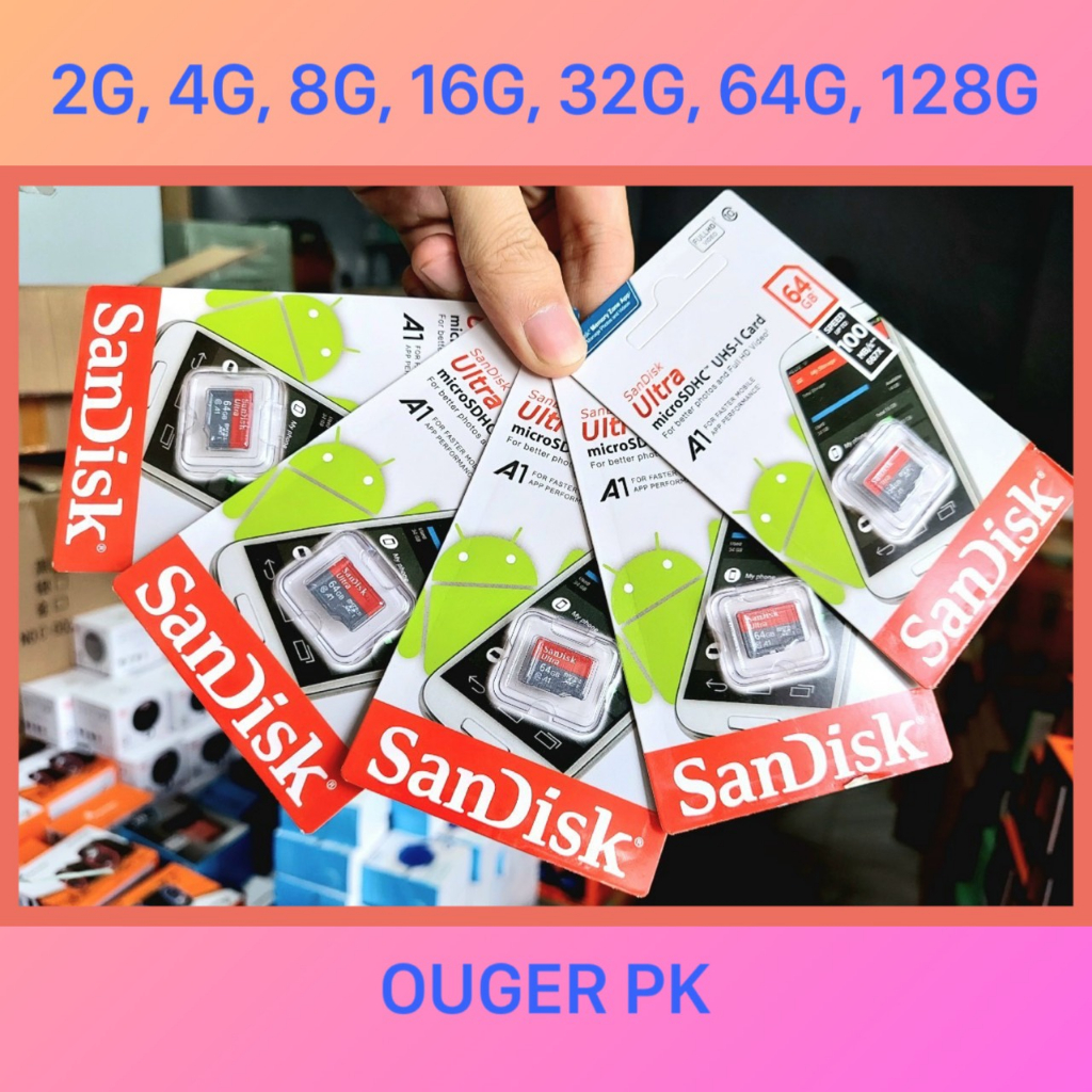 (BẢO HÀNH 5 NĂM) Thẻ nhớ Sandisk chính hãng 64G/32G/16G/8G/4G/2G dùng cho điện thoại, camera ...