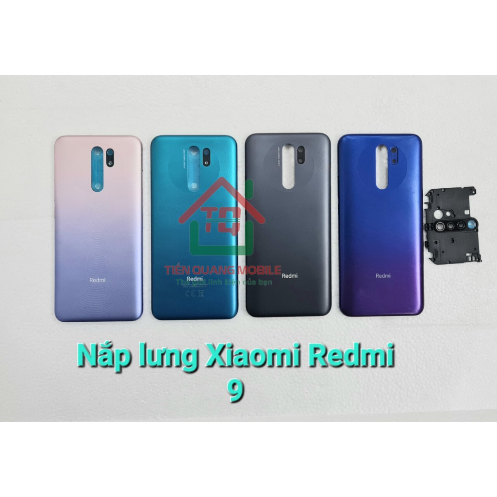 Bộ vỏ Xiaomi Redmi 9 (gồm vỏ, nút bấm, xương, khe sim) | Shopee Việt Nam
