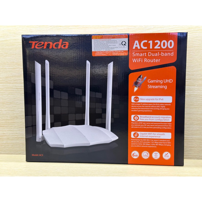 Router Wifi Tenda AC5 Chuẩn AC1200 | Shopee Việt Nam