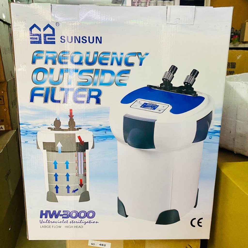 Lọc thùng SUNSUN HW-3000 UV-9W công suất điều chỉnh từ 10w-30w, UV9w | Shopee Việt Nam