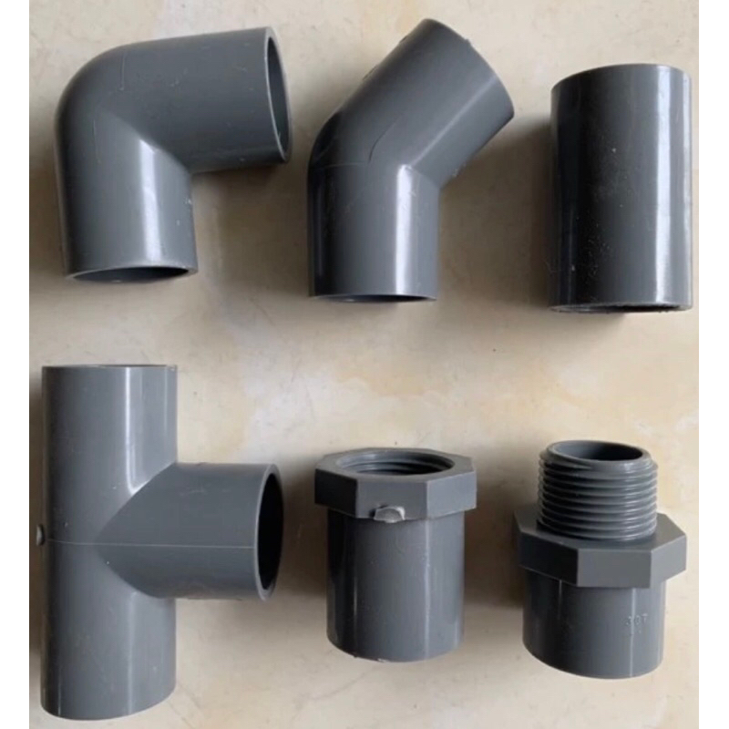 Phụ kiện pvc 48-Góc 48-Tê 48-chếch 48-thu 48-măng xông 48vv | Shopee ...